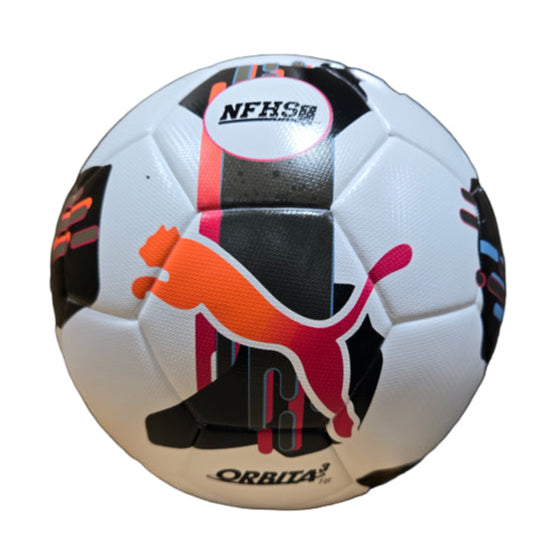 Puma Orbita 3 TB NFHS Soccer Ball (White/Multi) - Soccer Wearhouse