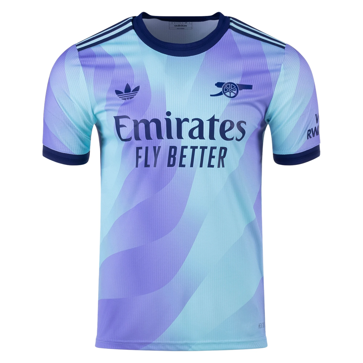 adidas Arsenal Authentic Third Jersey 24/25 (Clear Aqua/Light Flash Pu ...
