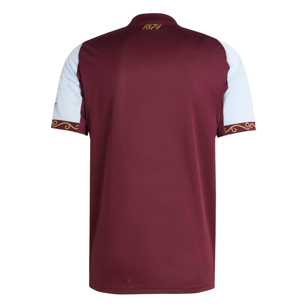 Adidas Aston Villa Home Jersey 25/26 (Maroon/Blue) - Soccer Wearhouse