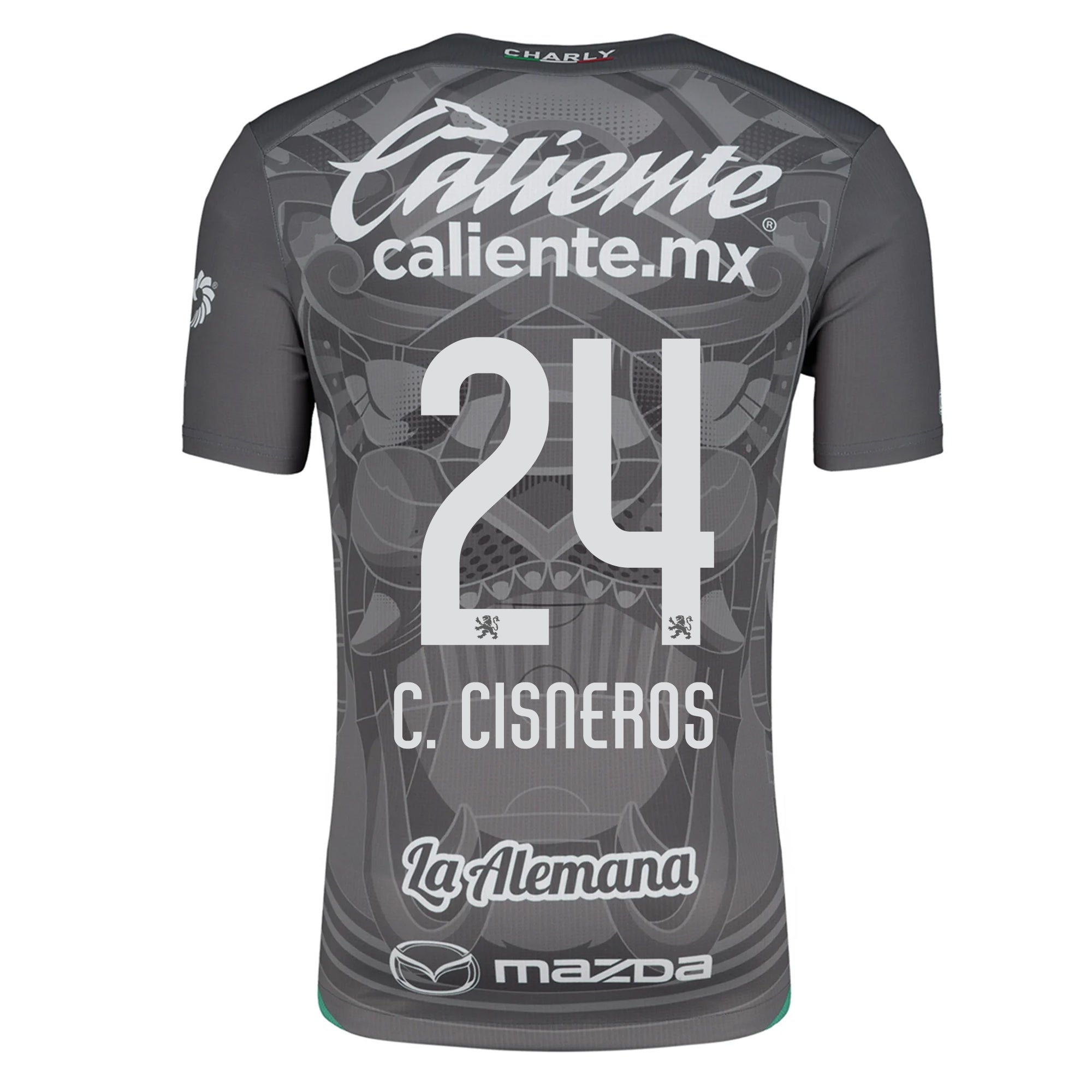 Charly Carlos Cisneros Leon Third Jersey 24/25 (Grey/Green) - Soccer ...