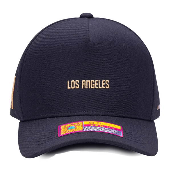 Fan Ink LAFC Lettering Snapback Adjustable Hat (Black/Gold) - Soccer ...