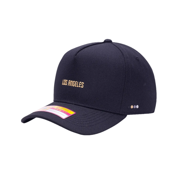 Fan Ink LAFC Lettering Snapback Adjustable Hat (Black/Gold) - Soccer ...