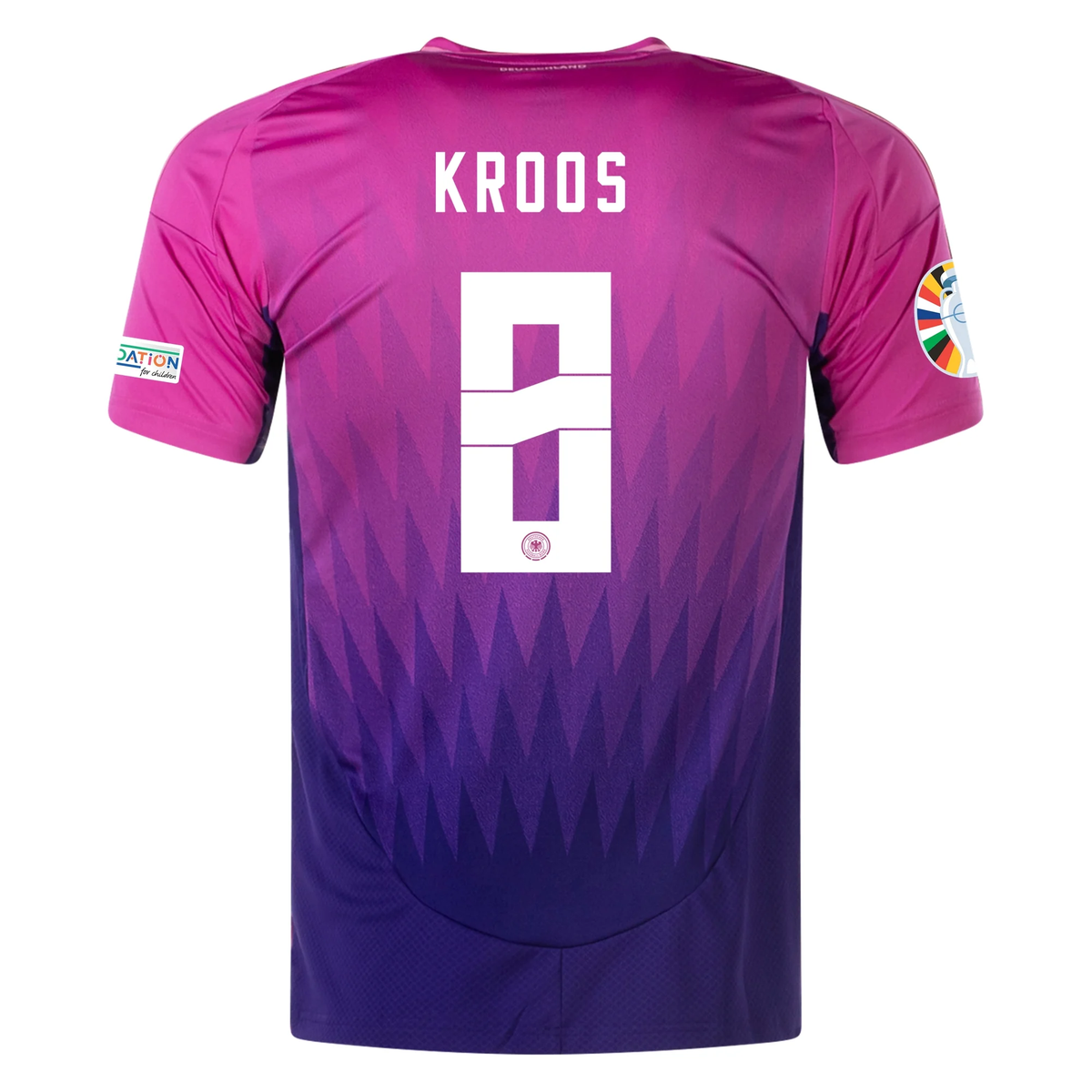 adidas Germany Toni Kroos Away Jersey w/ Euro 2024 Patches 24/25 (Semi - Soccer Wearhouse