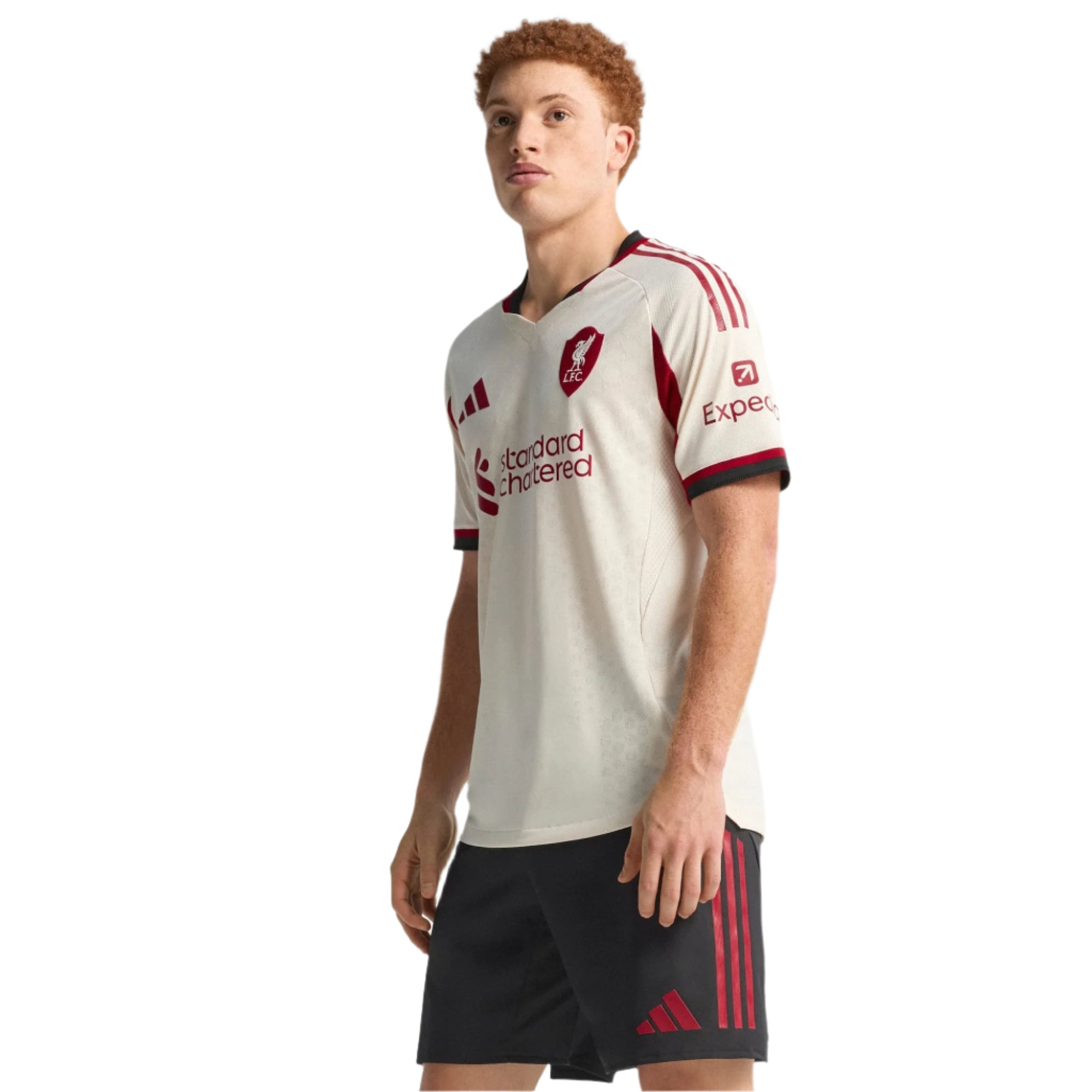 adidas Men's Liverpool Authentic Away Jersey 25/26 (Wonder White ...