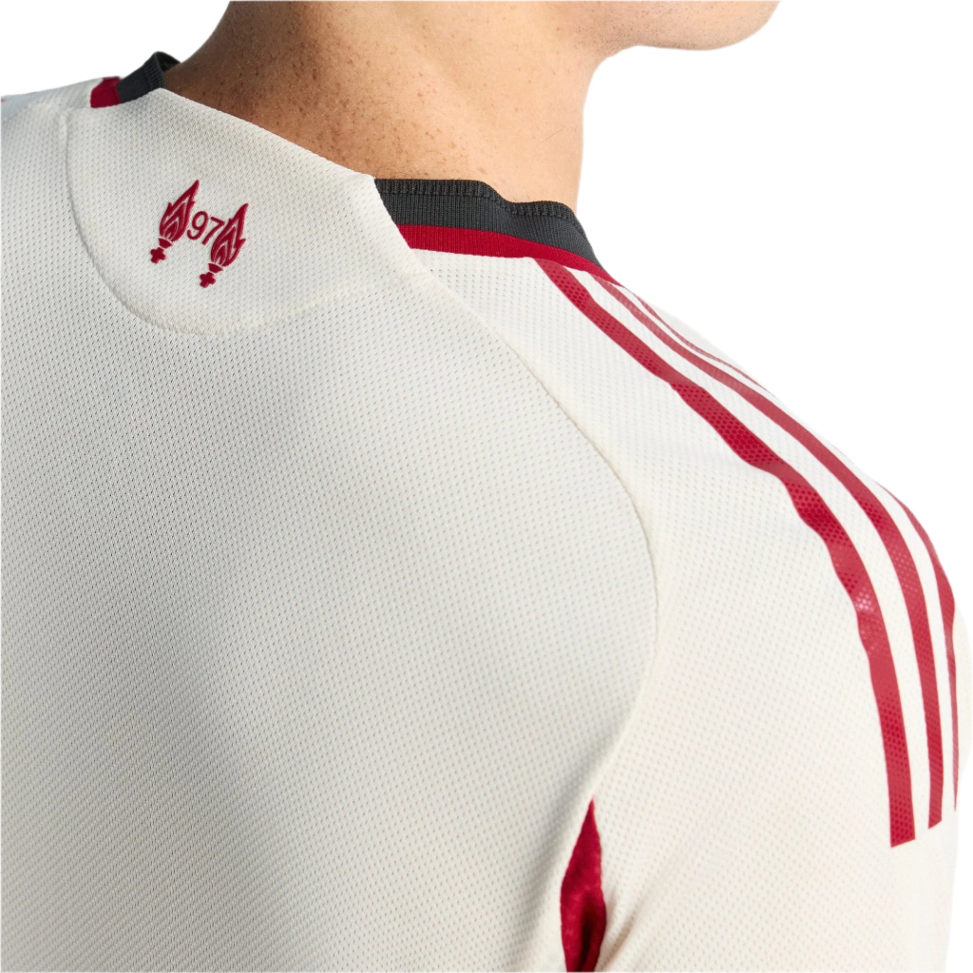adidas Men's Liverpool Authentic Away Jersey 25/26 (Wonder White ...