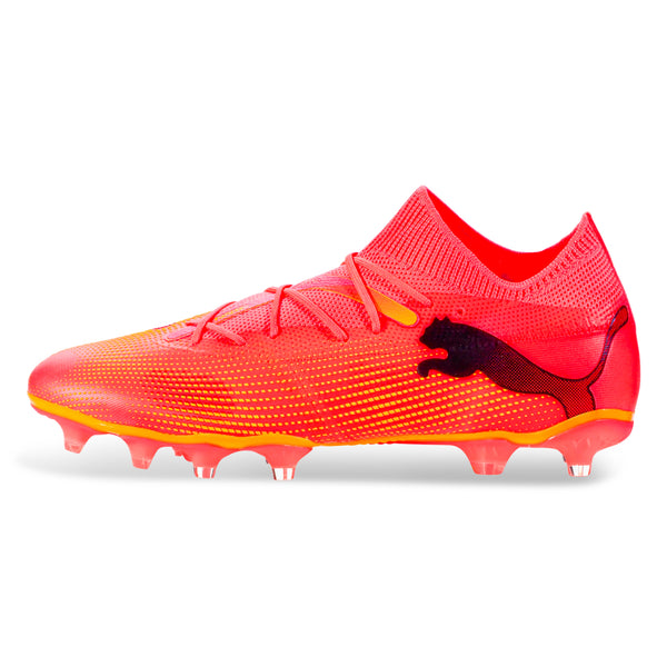 Puma Future 7 Match FG/AG Soccer Cleats (Sunset Glow/Puma Black ...