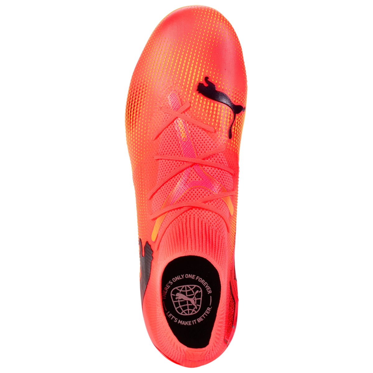 Puma Future 7 Match FG/AG Soccer Cleats (Sunset Glow/Puma Black) - Soccer Wearhouse
