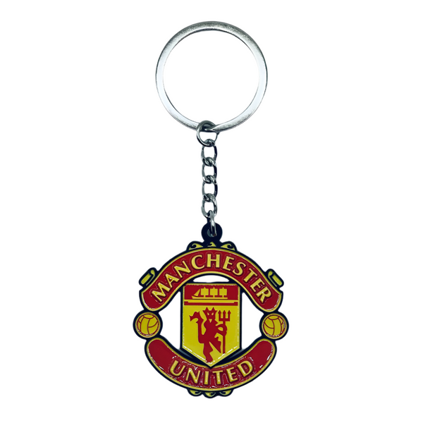 Manchester United Full Color Metal Keychain - Soccer Wearhouse
