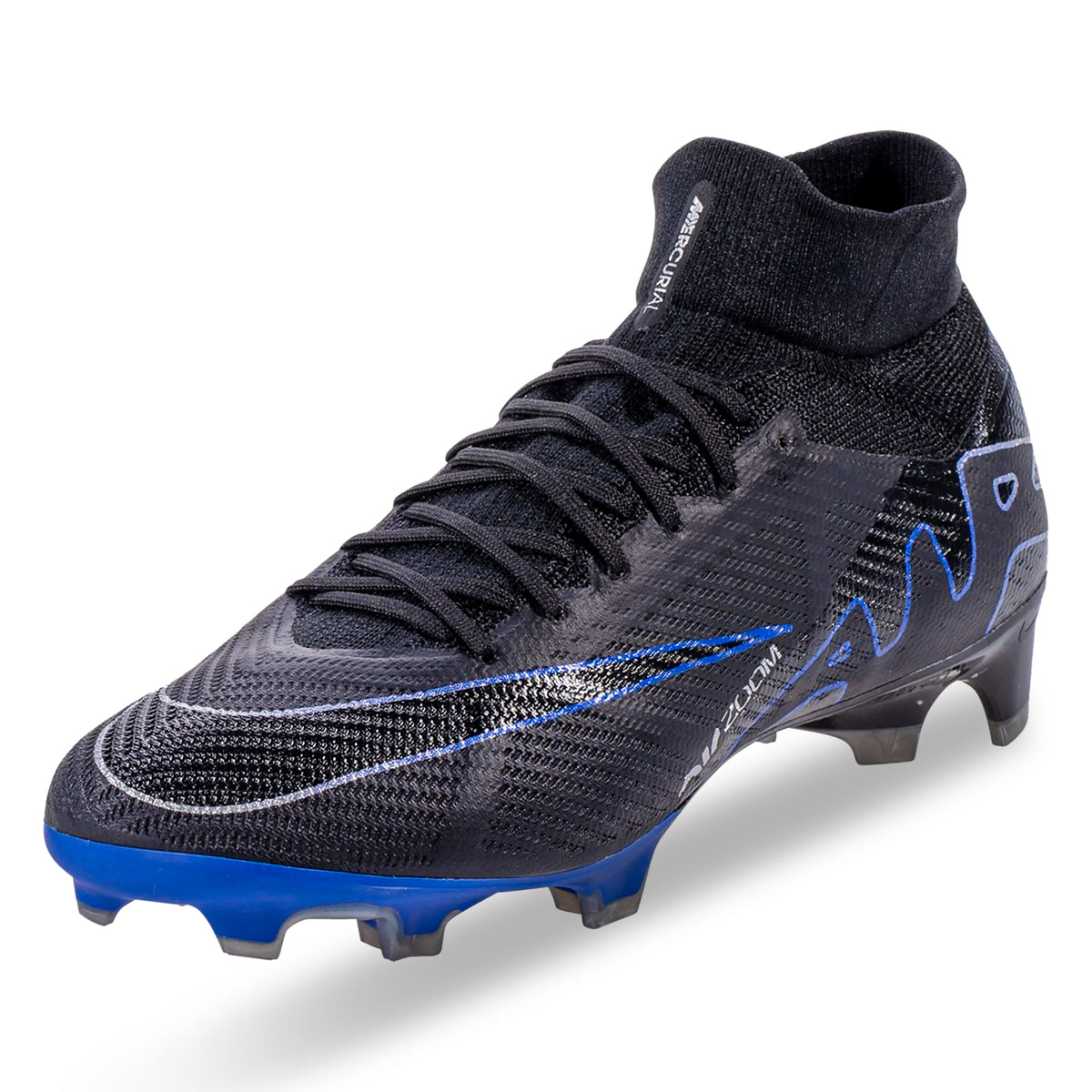 Nike Zoom Superfly 9 Pro Firm Ground Soccer Cleats (Black/Chrome-Hyper ...