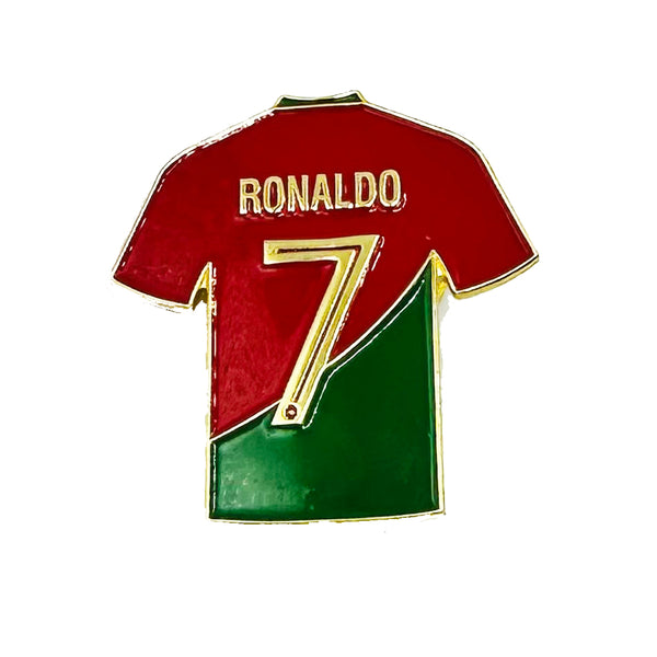 Ronaldo Portugal Jersey Enamel Pin - Soccer Wearhouse