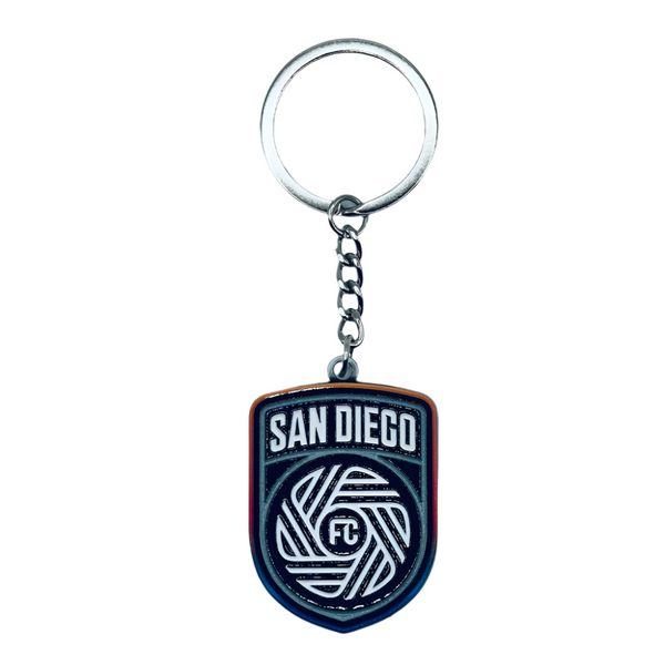 San Diego Full Color Metal Keychain - Soccer Wearhouse