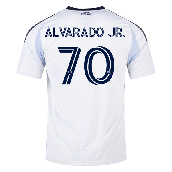 adidas Alejandro Alvarado Jr. San Diego FC Away Jersey 25/26 (White ...