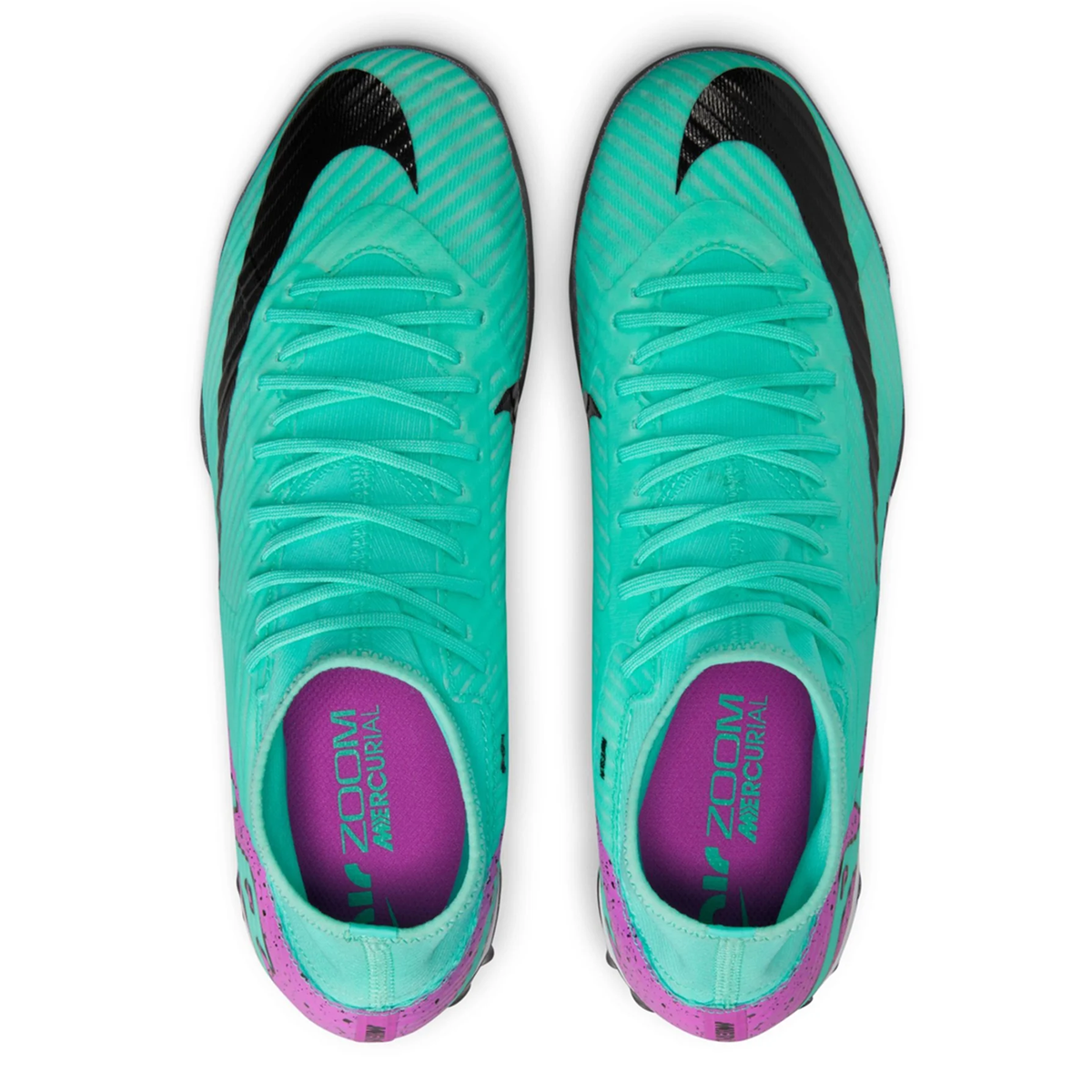 Nike Zoom Superfly 9 Academy Turf Soccer Shoes (Hyper Turquoise/Fuchsi ...