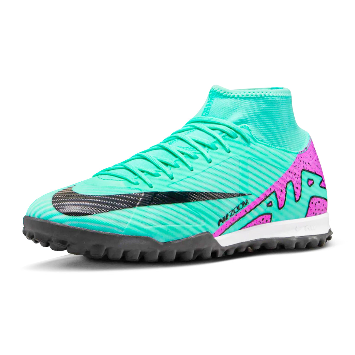 Nike Zoom Superfly 9 Academy Turf Soccer Shoes (Hyper Turquoise/Fuchsi ...