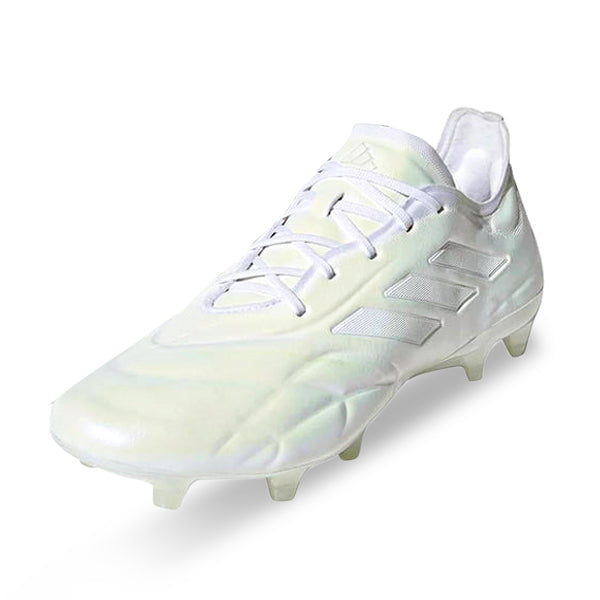 adidas Copa Pure.1 FG Soccer Cleats (Pearlized White/Metallic) - Soccer ...