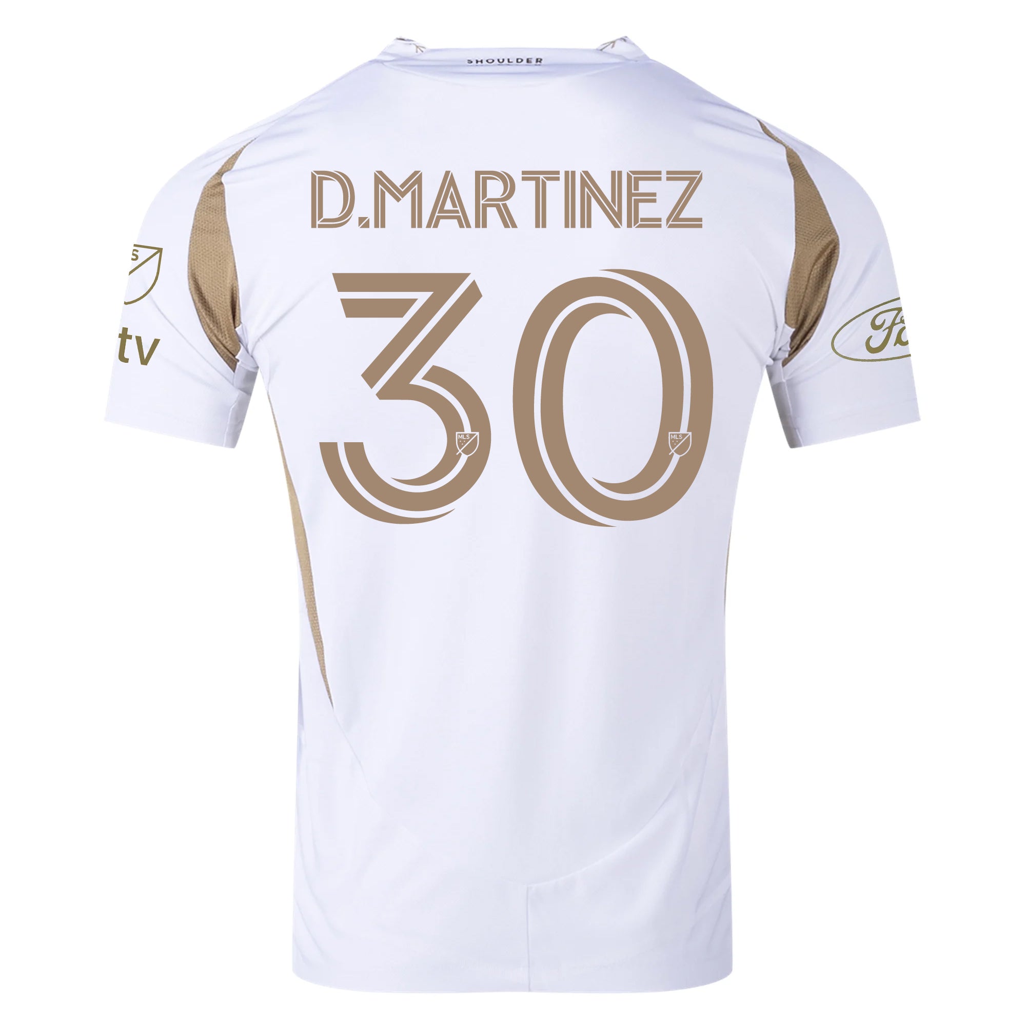 adidas David Martinez LAFC Authentic Away Jersey w/ MLS + Apple + Ford ...
