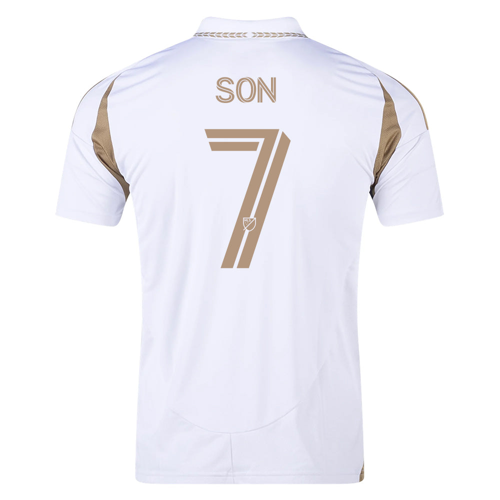 adidas Men's Son Heung-min LAFC Away Jersey 25/26 (White/Gold) - Soccer ...