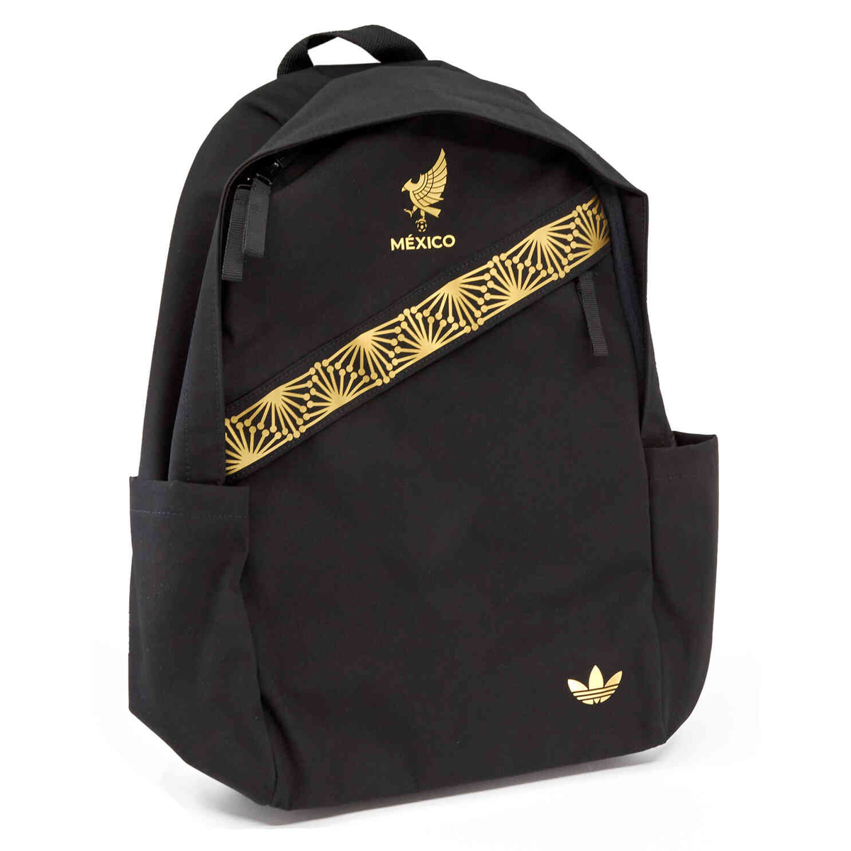 Adidas Mexico Backpack 25/26 (Black/Gold Metallic) - Soccer Wearhouse