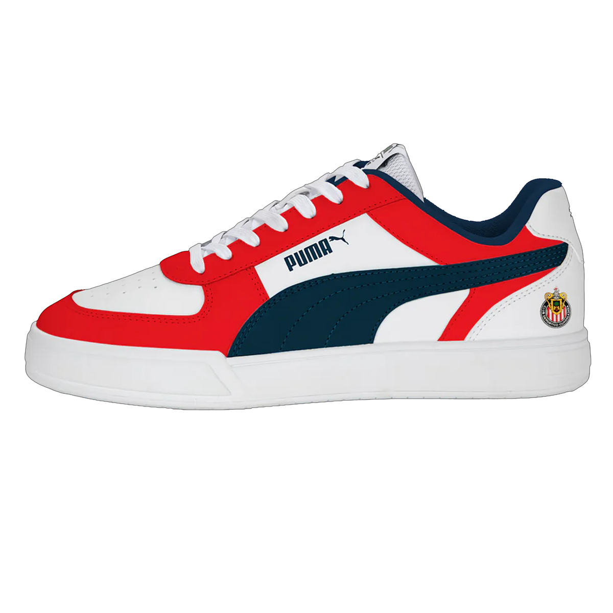 Puma Caven Chivas Shoe (High Risk Red/Peacoat) - Soccer Wearhouse