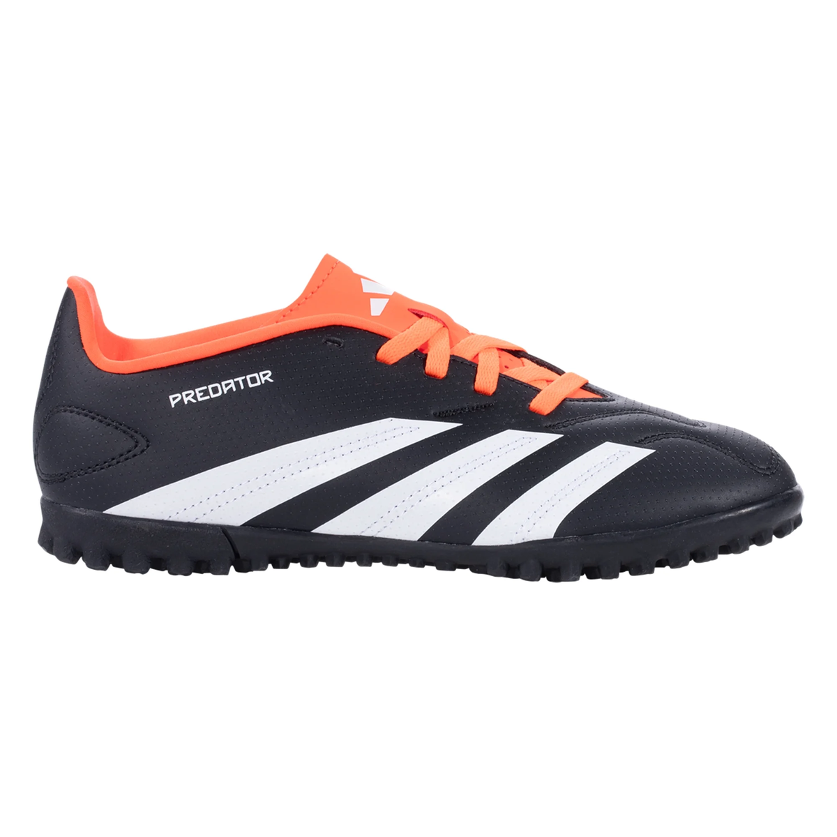 adidas Jr. Predator Club Turf Soccer Shoes (Core Black/White) - Soccer ...