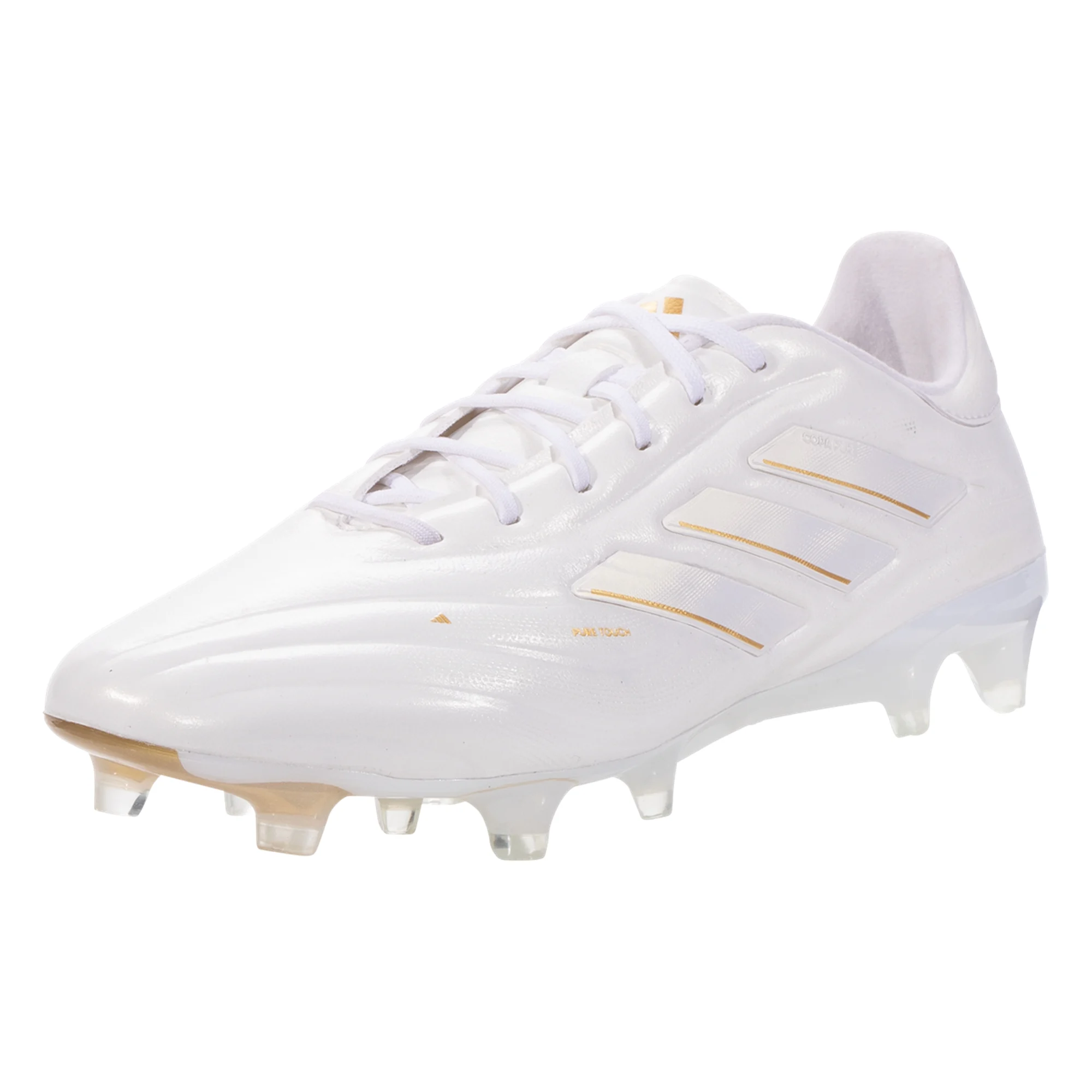 adidas Copa Pure 2 Elite FG Soccer Cleats (White/Metallic Gold ...