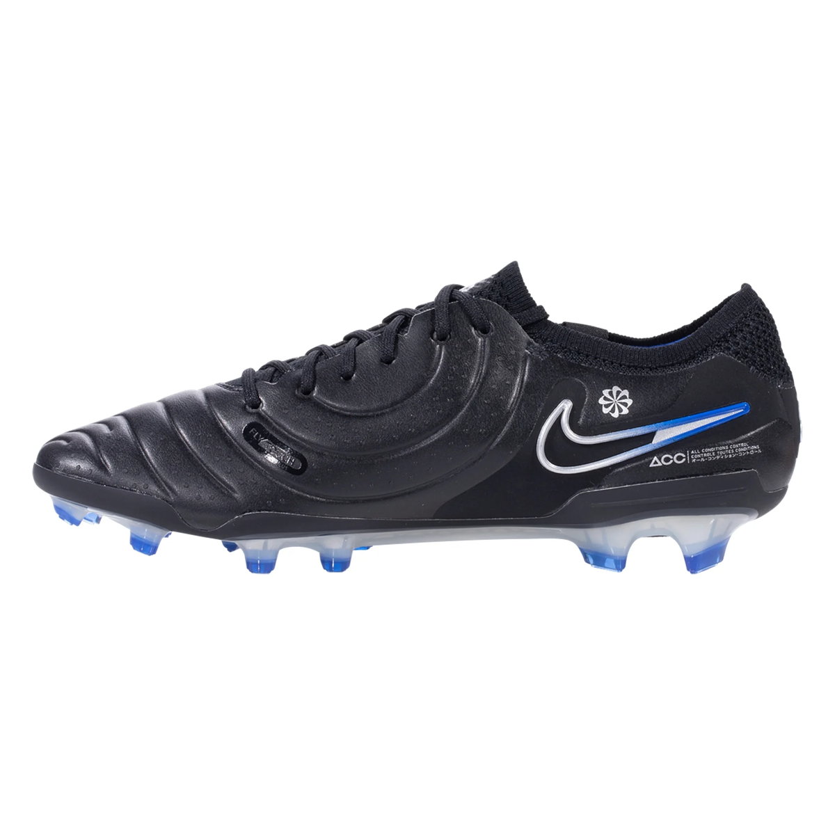Nike Legend 10 Elite Firm Ground Soccer Cleats (Black/Chrome-Hyper Roy ...
