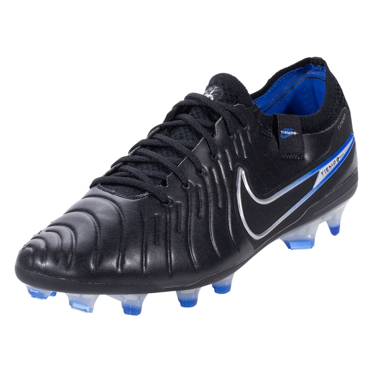 Nike Legend 10 Elite Firm Ground Soccer Cleats (Black/Chrome-Hyper Roy ...