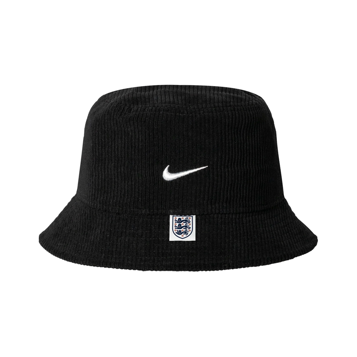 Nike England Corduroy Bucket Hat 24/25 (Black) - Soccer Wearhouse