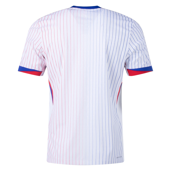 Nike France Authentic Away Jersey 24/25 (White/Bright Blue) - Soccer ...