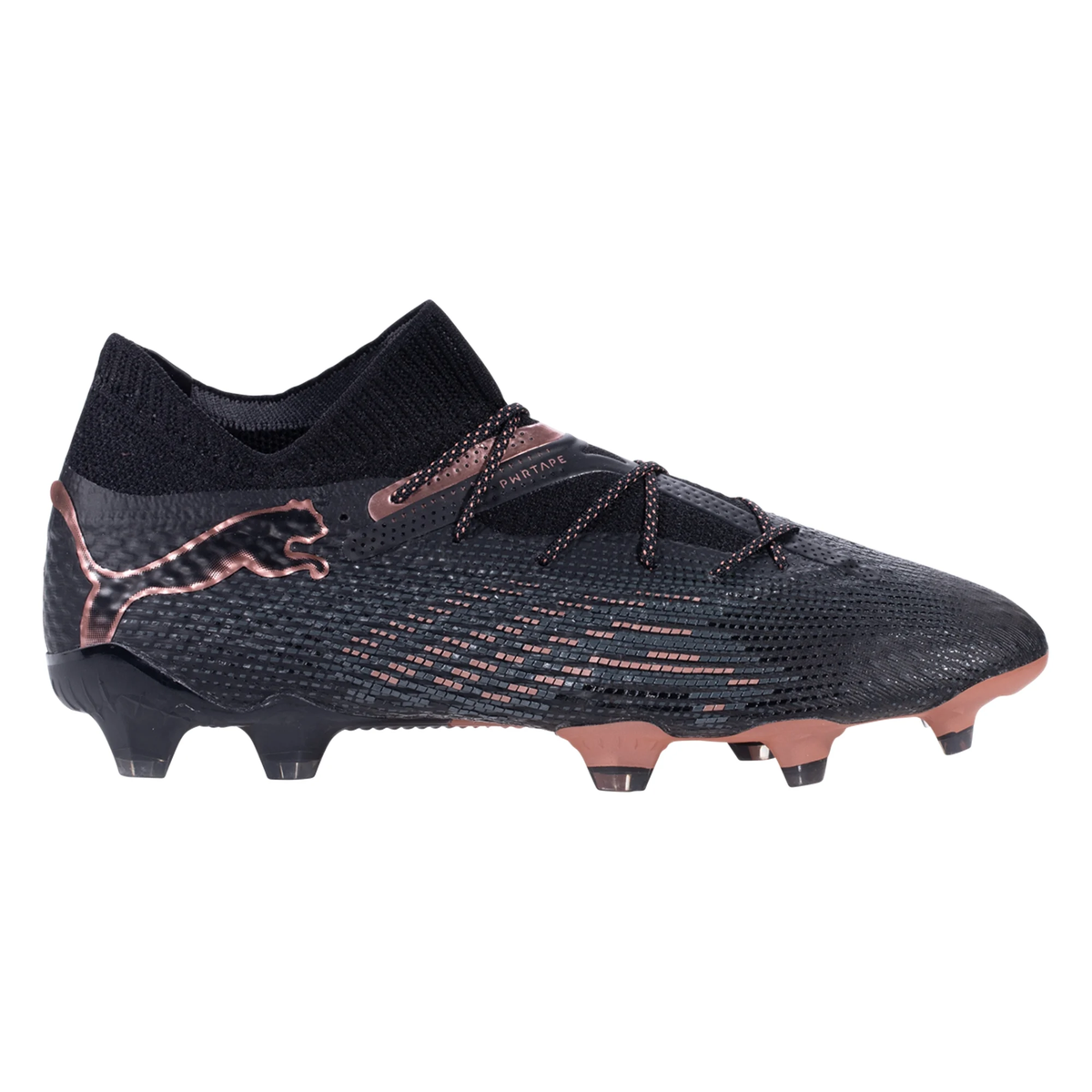 Puma Future 7 Ultimate FG/AG Soccer Cleats (Puma Black/Copper Rose) - Soccer Wearhouse