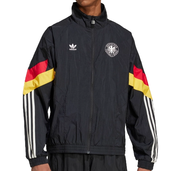 adidas Germany Originals Track Top Jacket 24/25 (Black) - Soccer Wearhouse