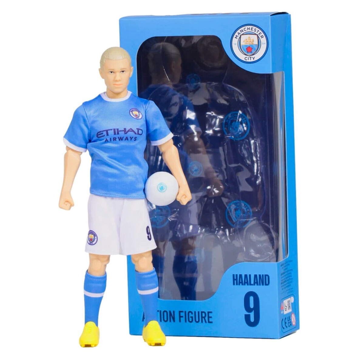 Banbotoys Manchester City Erling Haaland Action Figure - Soccer Wearhouse