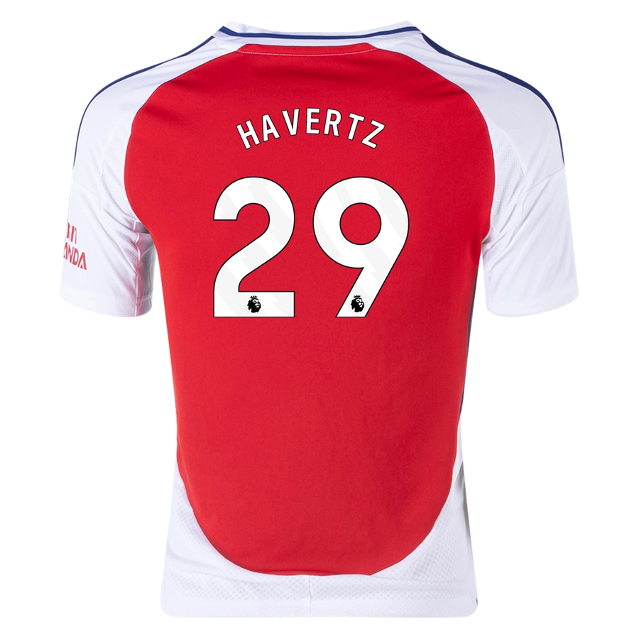 adidas Youth Arsenal Kai Havertz Home Jersey 24/25 (Better Scarlet/Whi ...