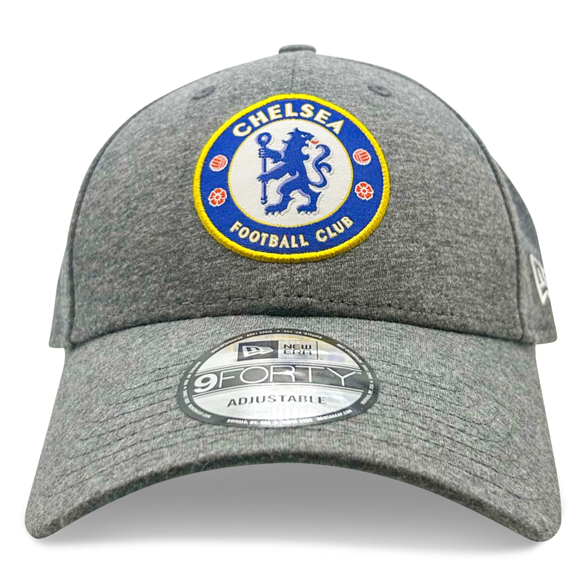 New Era Chelsea 9Forty Adjustable Hat (Heather Grey) - Soccer Wearhouse
