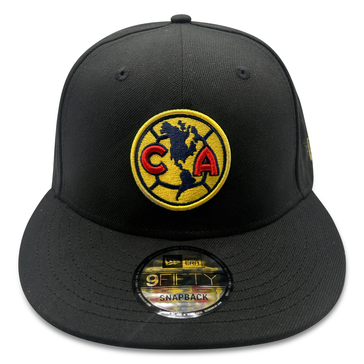 New Era Club America 9FIFTY Snapback (Black) - Soccer Wearhouse