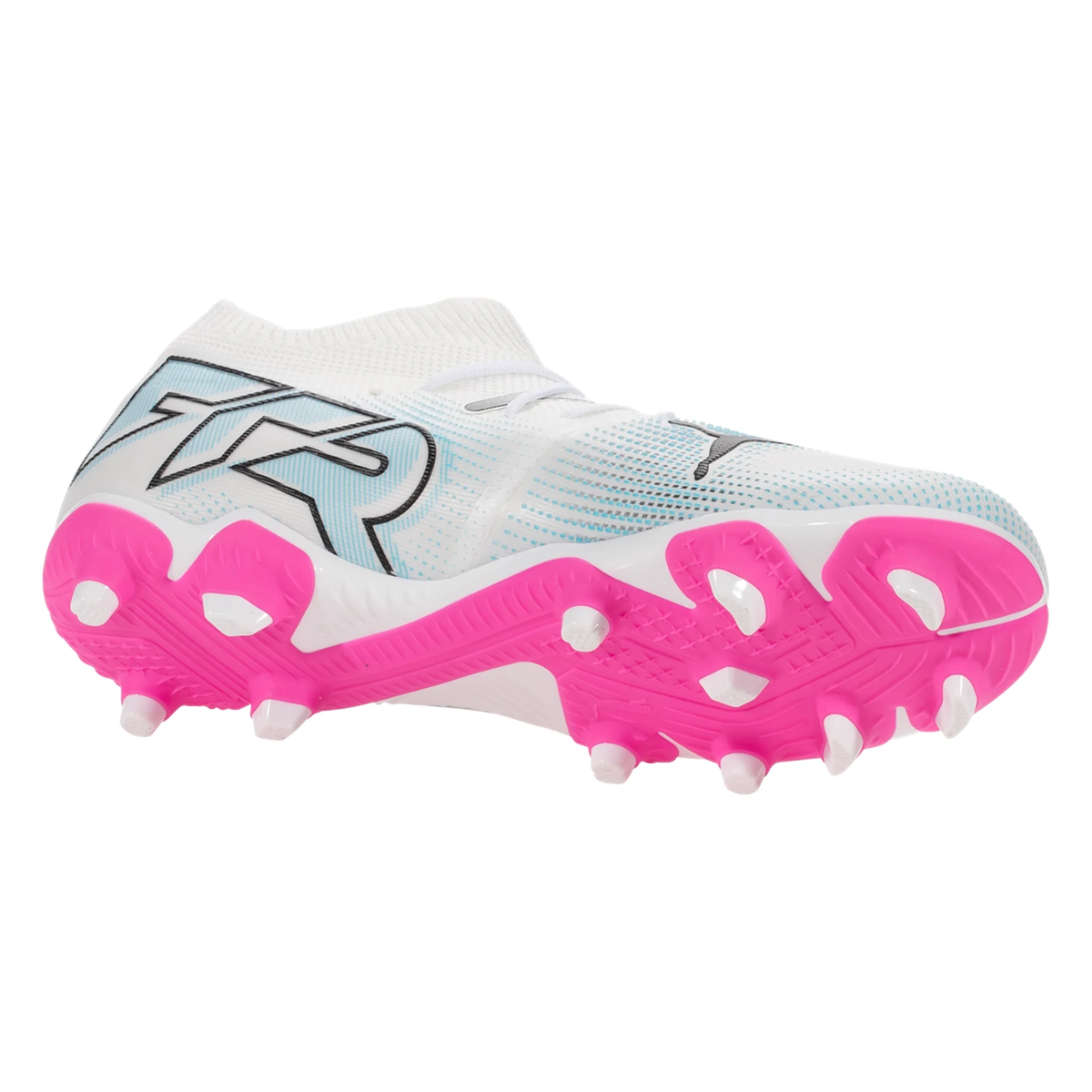 Puma Jr. Future 7 Match FG/AG Soccer Cleats (Puma White/Poison Pink ...