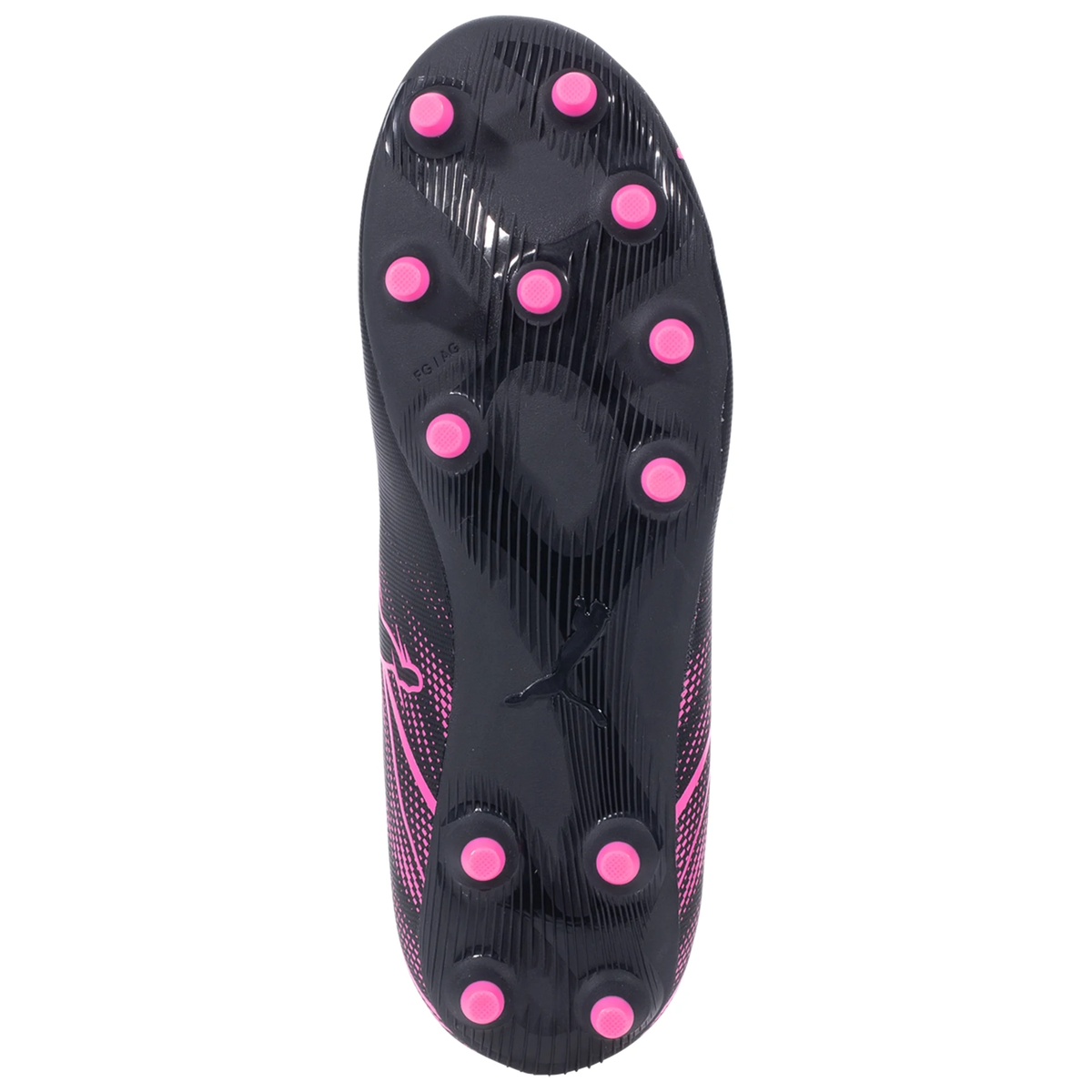 Puma Youth Jr. Attacanto FG/AG Soccer Cleats (Puma Black/Pink) - Soccer ...