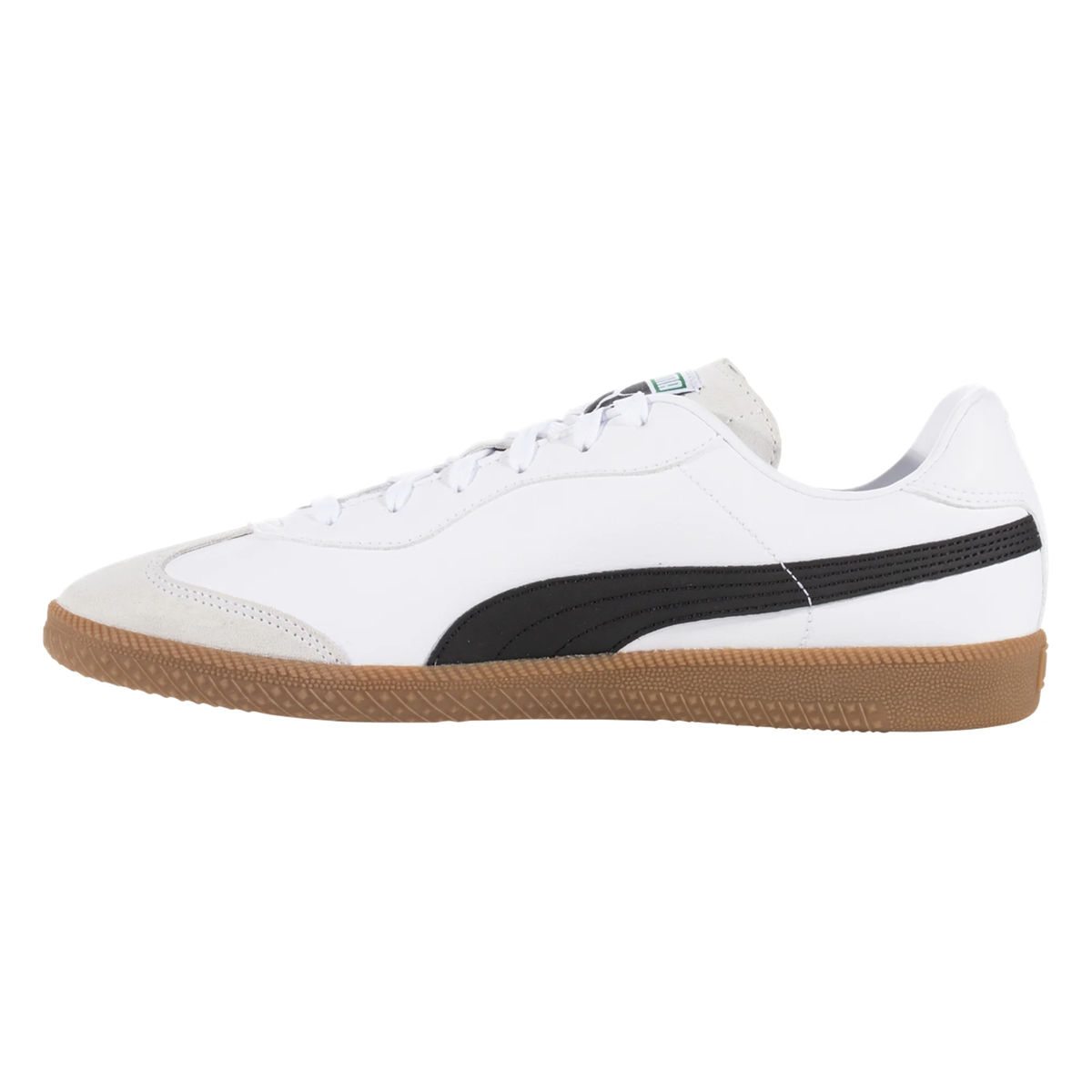 Puma King 21 Indoor Soccer Shoes (Puma White/Puma Black/Gum) - Soccer ...