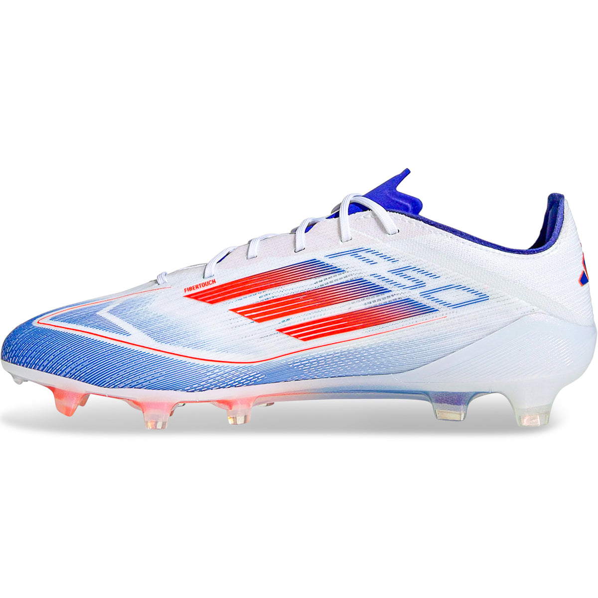 adidas F50 Elite FG Soccer Cleats (White/Solar Red/Lucid Blue) - Soccer ...