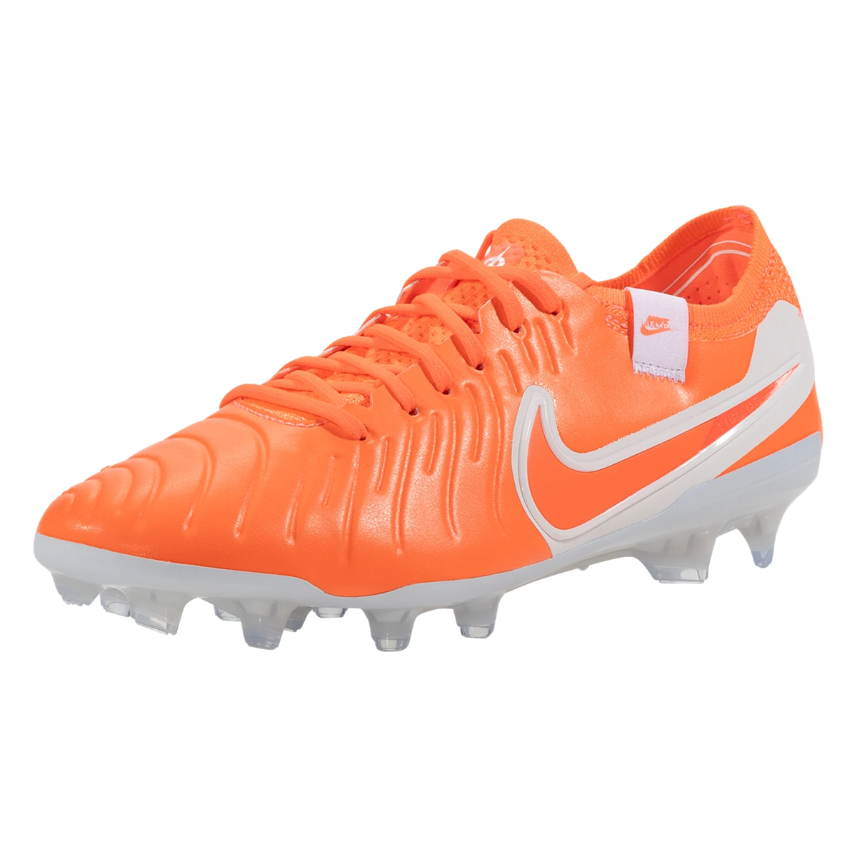 Nike Legend 10 Elite FG Soccer Cleats (Hot Lava/White) - Soccer Wearhouse
