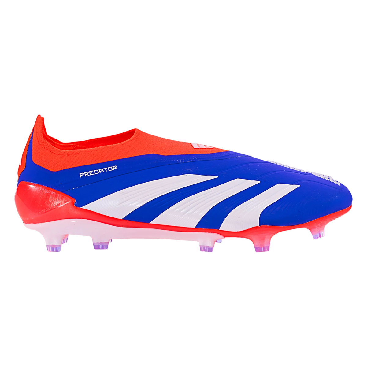 adidas Predator Elite Laceless FG Soccer Cleats (Lucid Blue/White/Sola ...