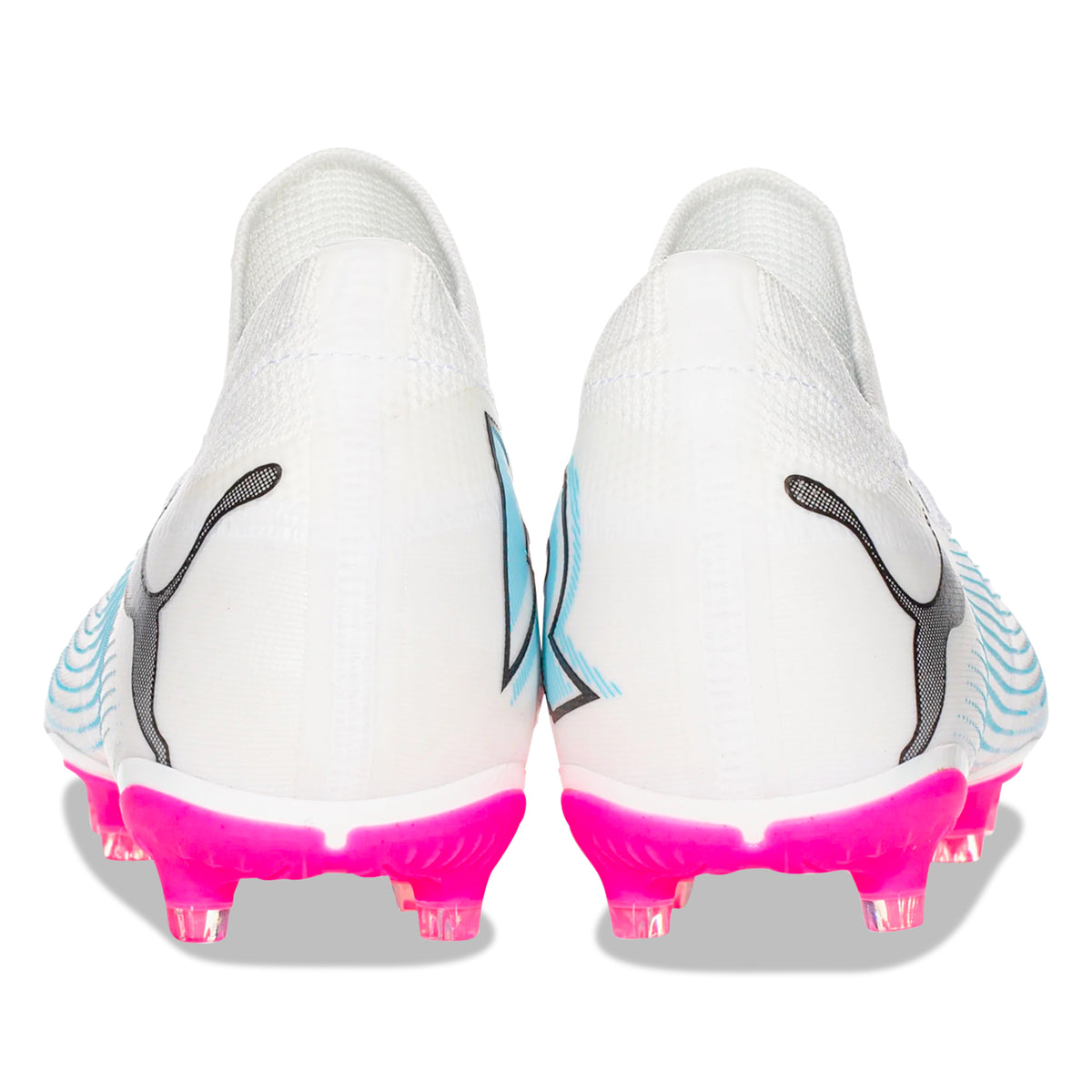 Puma Future 7 Match FG/AG Soccer Cleats (Puma White/Poison Pink ...