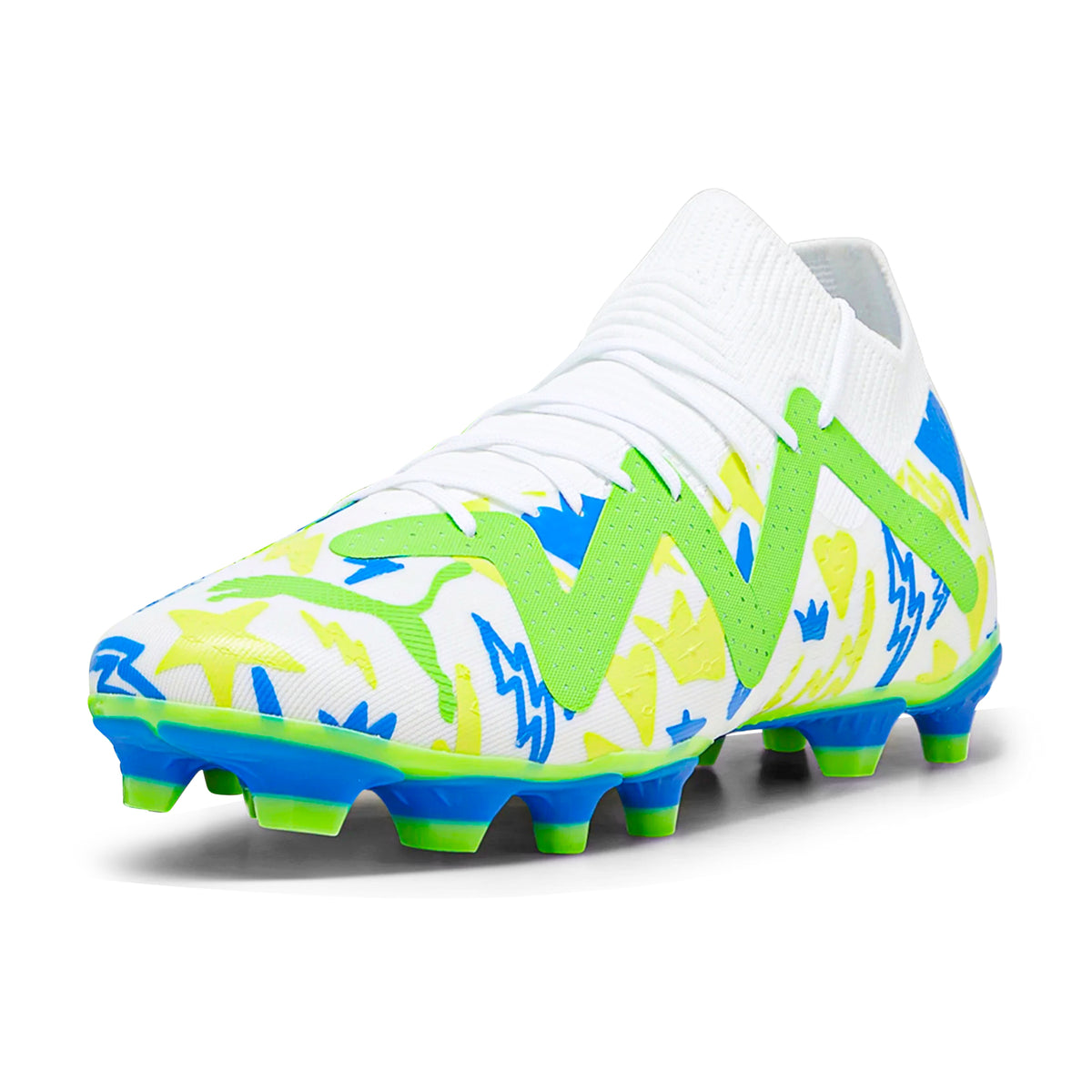 Puma Future Match Energy FG/AG Soccer Cleats (Ultra Blue/Yellow Alert ...