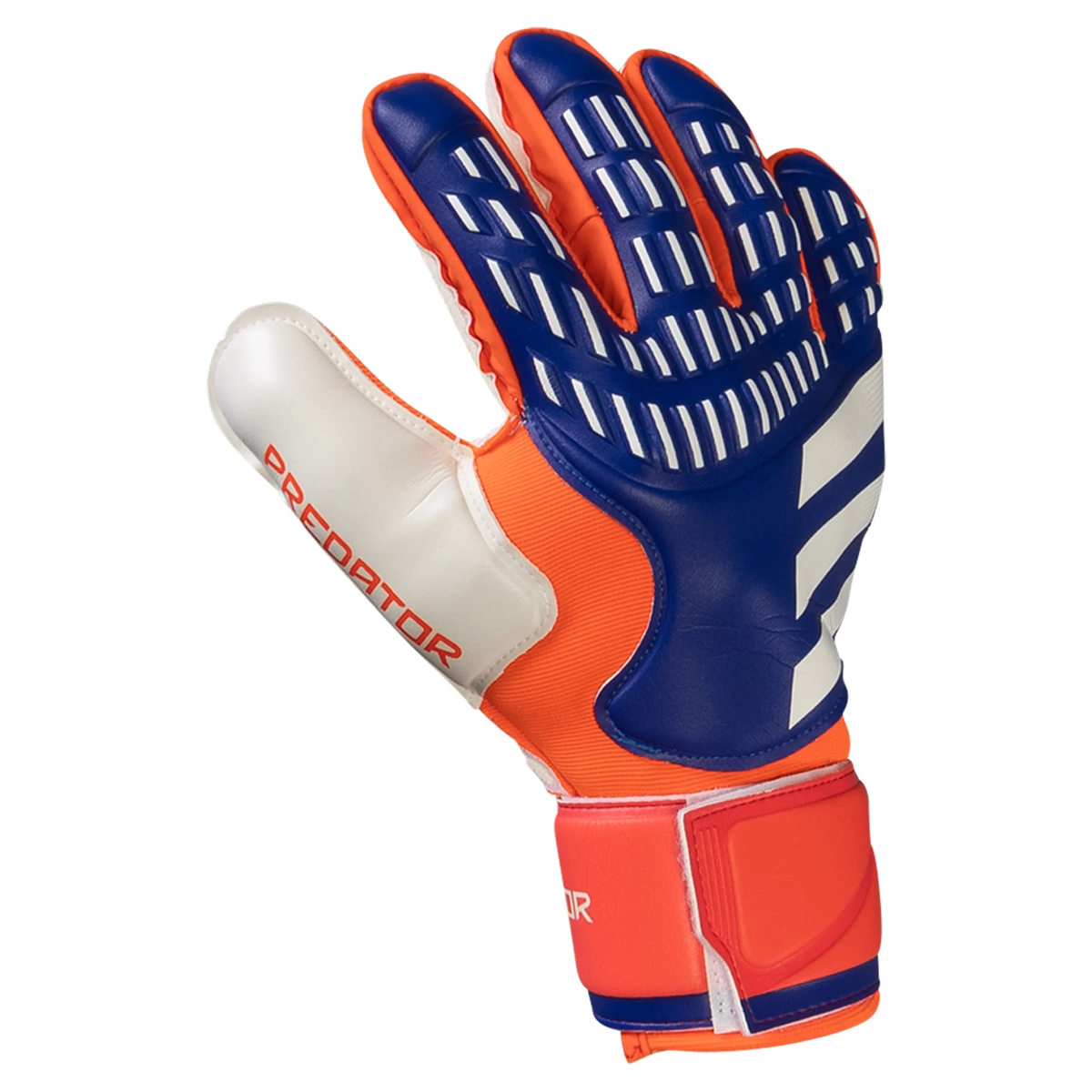adidas Predator Goalkeeper Match Finger Save Glove (Lucid Blue/Solar R ...