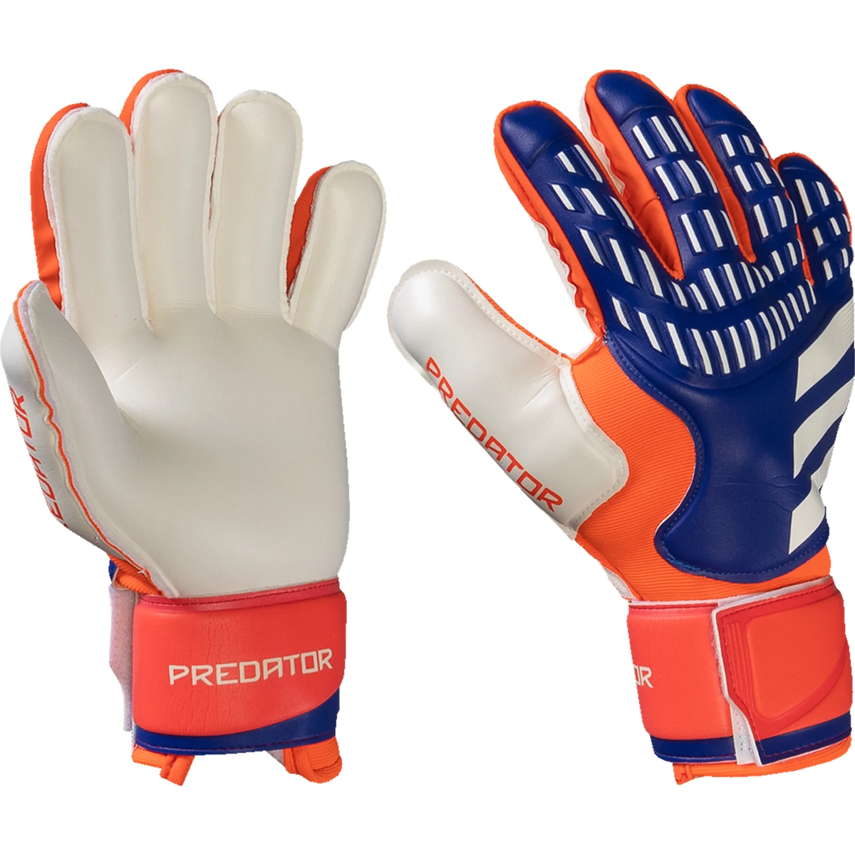 adidas Predator Goalkeeper Match Finger Save Glove (Lucid Blue/Solar R ...