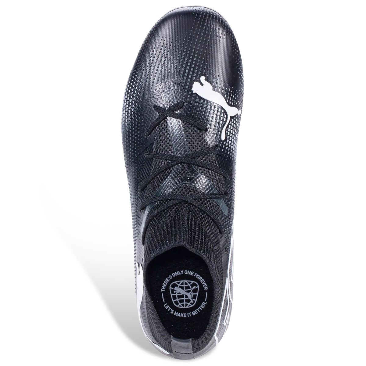 Puma Jr. Future 7 Match FG/AG Soccer Cleats (Puma Black/Puma White) - Soccer Wearhouse