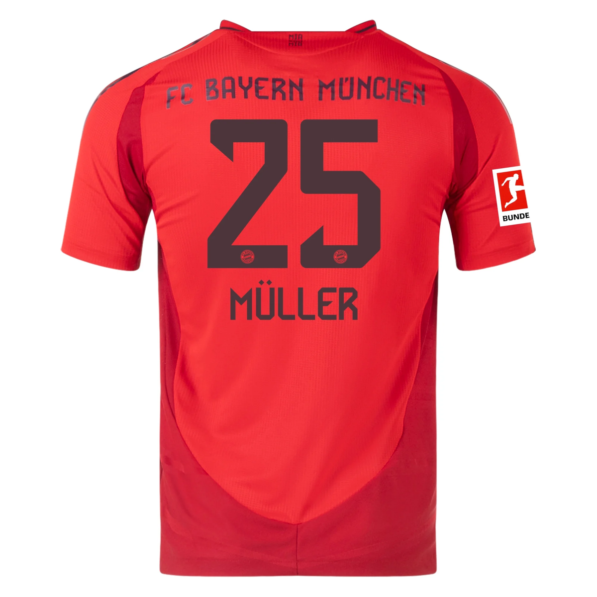 adidas Bayern Munich Authentic Thomas Muller Home Jersey w/ Bundesliga ...