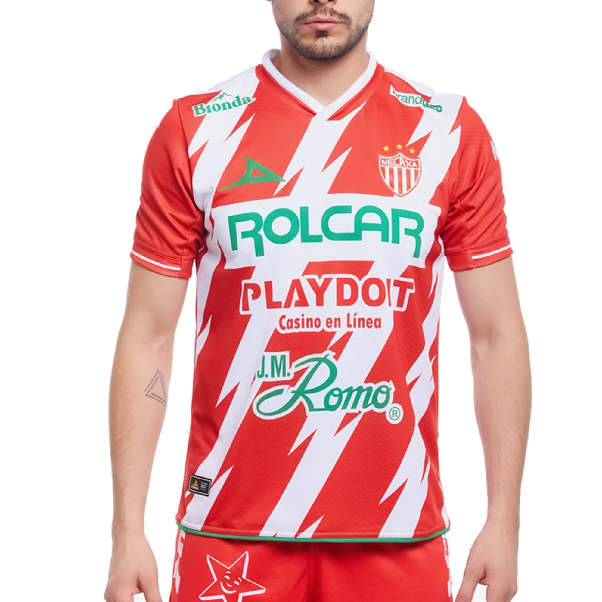 Prima Necaxa Home Jersey 24/25 (Red/White) - Soccer Wearhouse