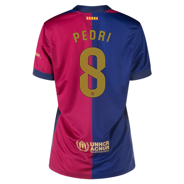 Nike Womens Barcelona Pedri Home Jersey 24/25 (Deep Royal/Club Gold ...