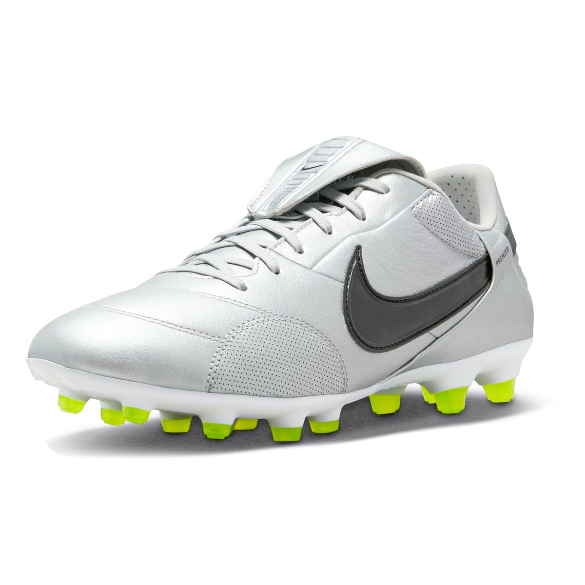 Nike Premier III Firm Ground Soccer Cleats (Metallic Silver/Black-Volt ...